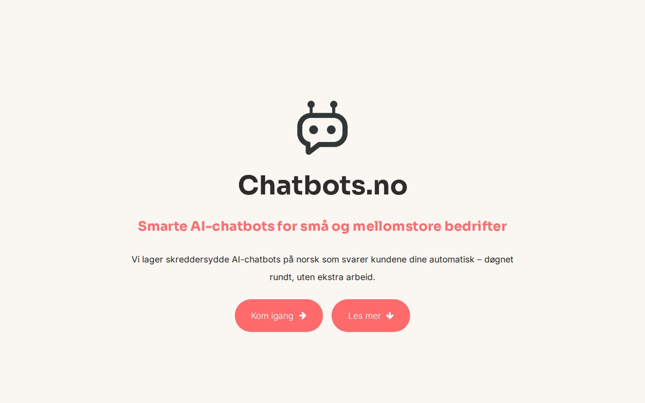 Norske chatbots – AI-chat for små og mellomstore bedrifter